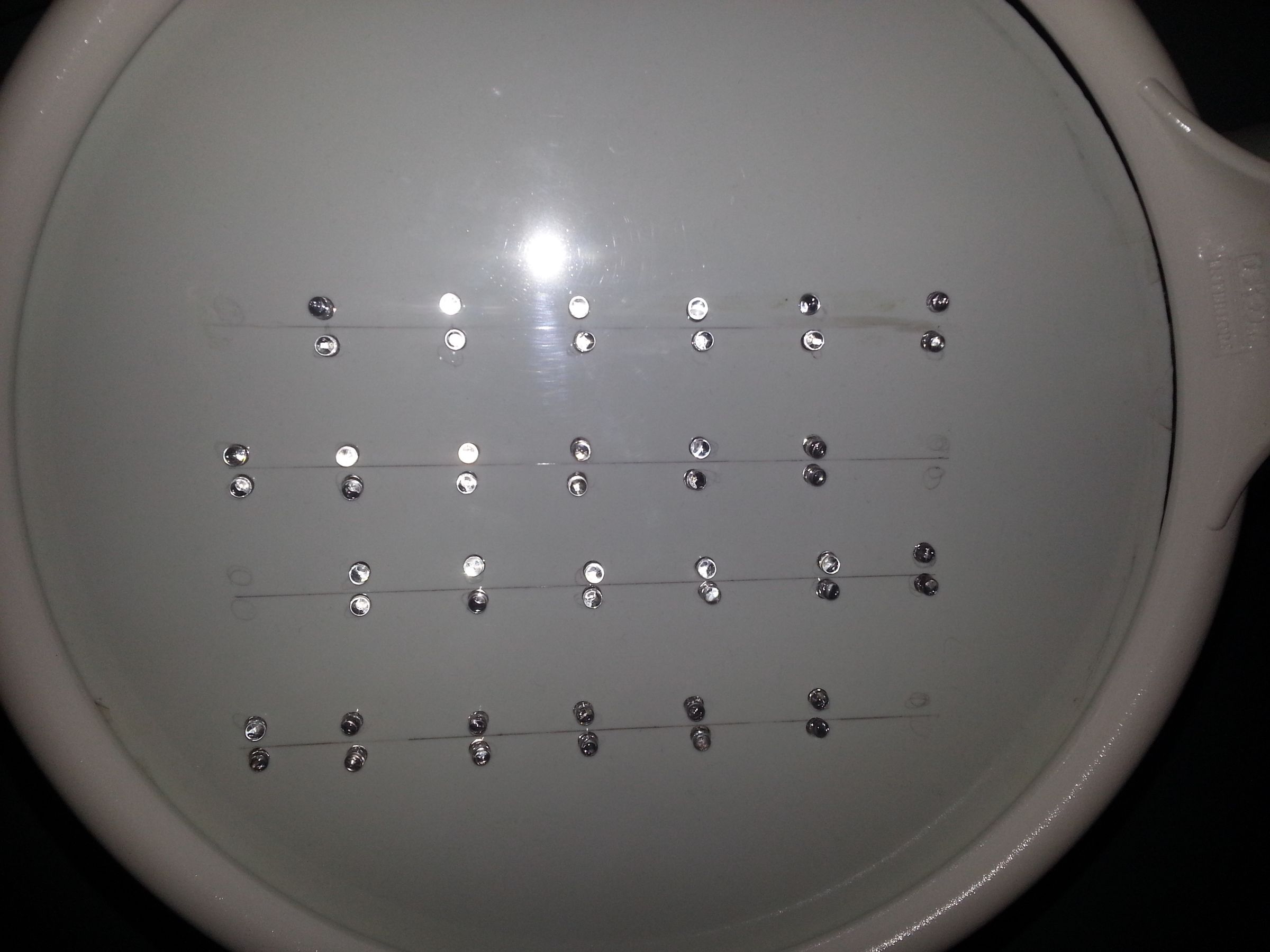 48 leds flashing blue lamp DIY Project to Discover - FindingDIY