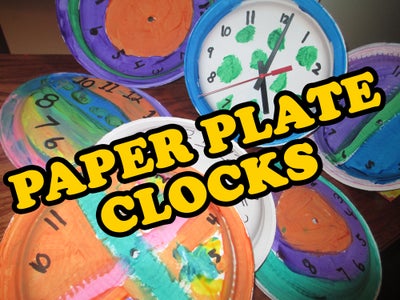 Paper Plate Analog Clocks : 12 Steps (with Pictures) - Instructables