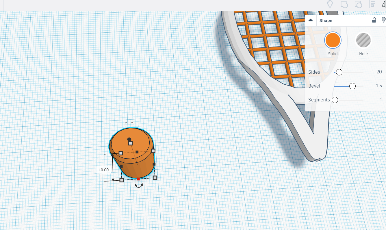 How to Make a Tennis Racket on Tinkercad (Instructable) : 18 Steps ...