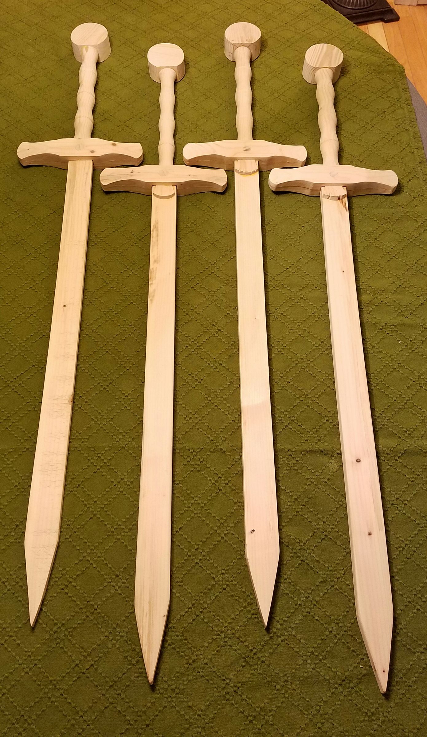 How to Make Four (Awesome) Wooden Swords From a Single 2X4 : 9 Steps ...