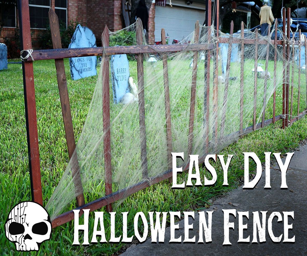 Easy Halloween Cemetery Fence : 5 Steps (with Pictures) - Instructables