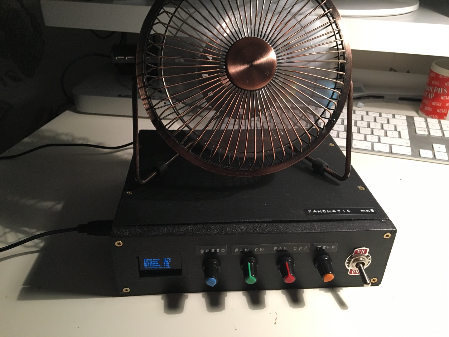 Arduino Desk Fan Controller : 4 Steps - Instructables
