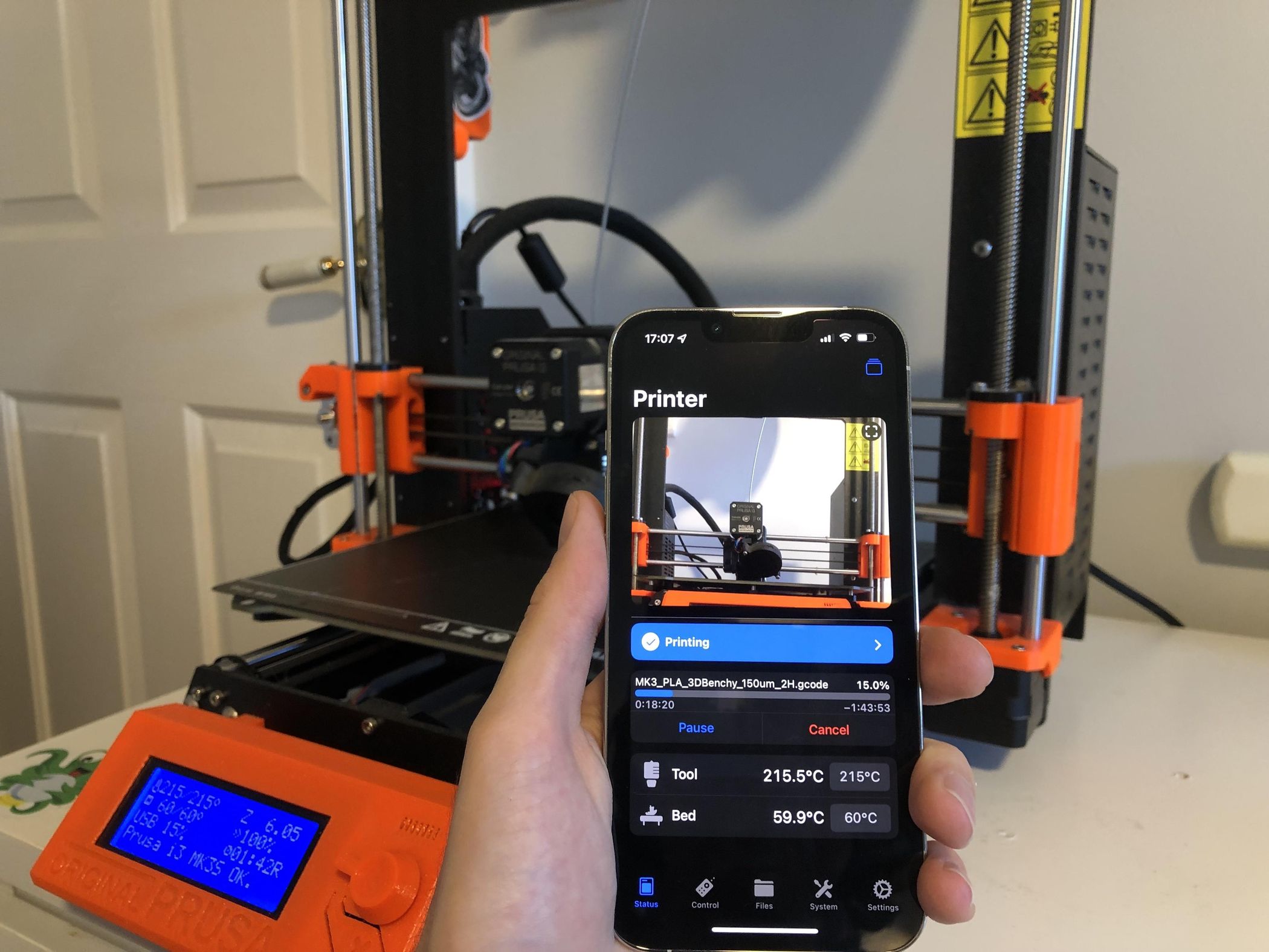 How to Control Your 3D Printer From Your Phone : 7 Steps (with Pictures ...