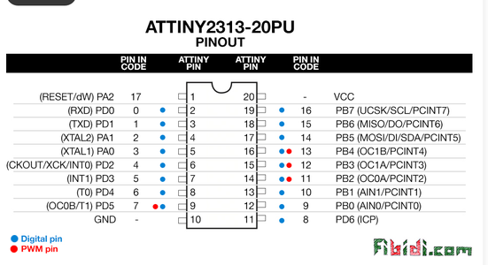 How to Program ATtiny2313 : 5 Steps - Instructables
