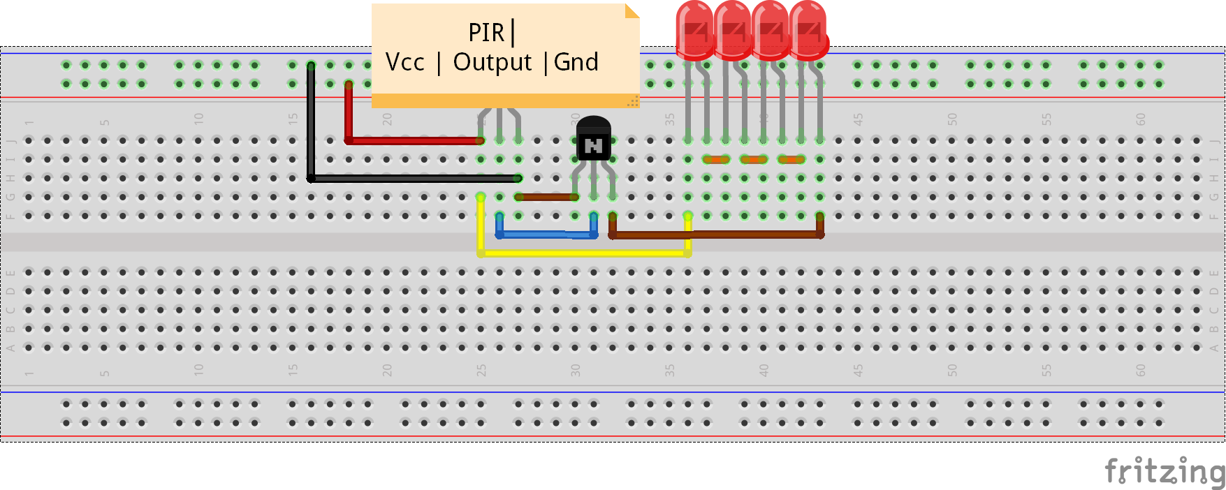 Make an Simple Motion Sensor Light! (PIR) : 13 Steps (with Pictures ...
