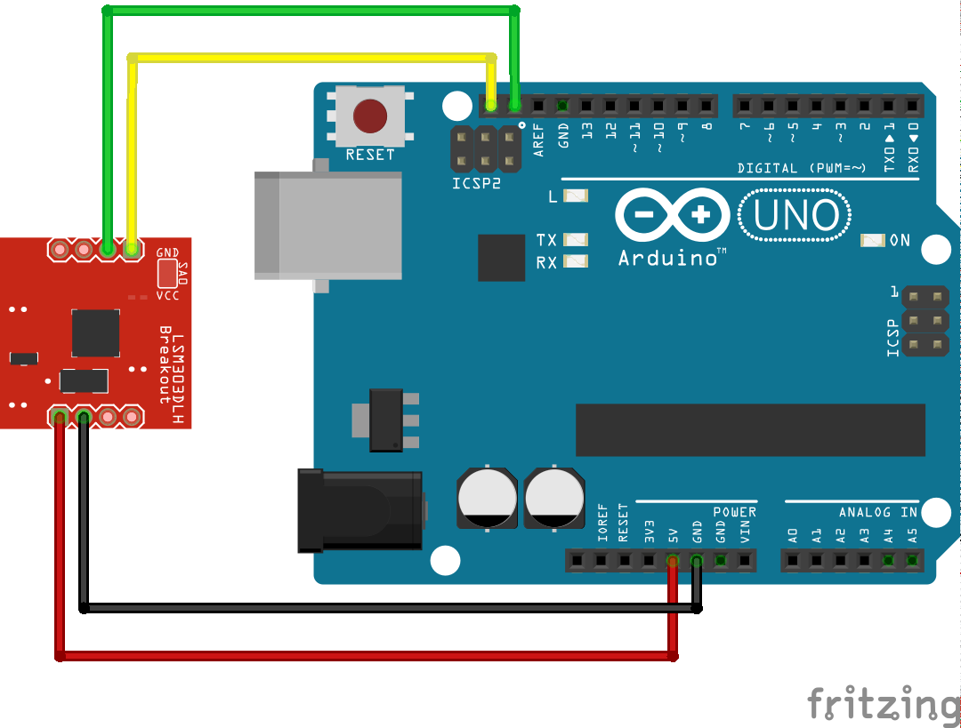 LSM303DLHC Accelerometer and Magnetometer Exploration : 9 Steps ...