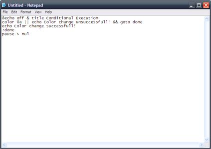 Conditional Execution in Batch : 7 Steps - Instructables