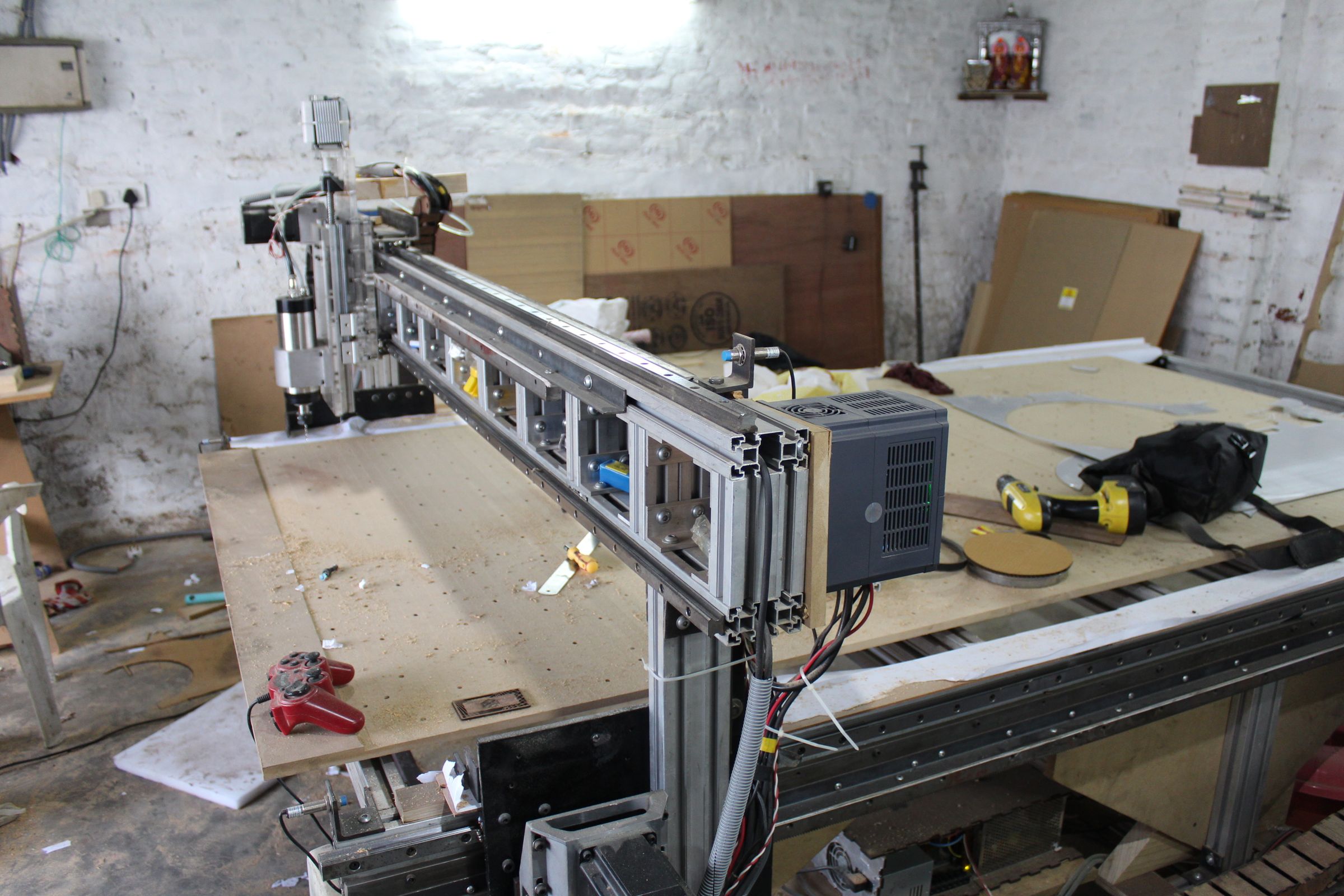 DIY CNC Router Build (large Format 5x10ft, Rack and Pinion) : 12 Steps ...