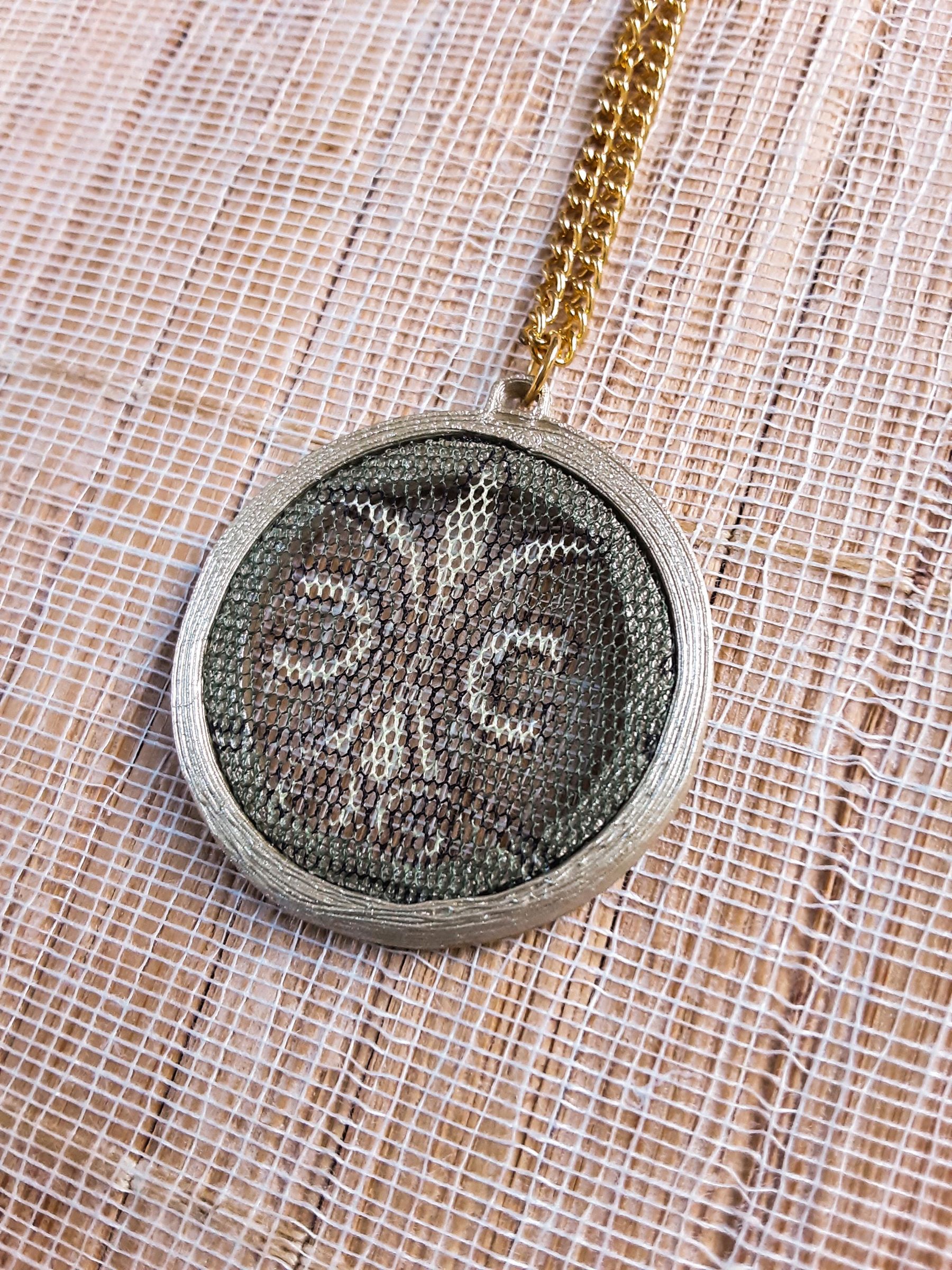 3D Printed Pendant Shapes With Textiles : 9 Steps (with Pictures ...