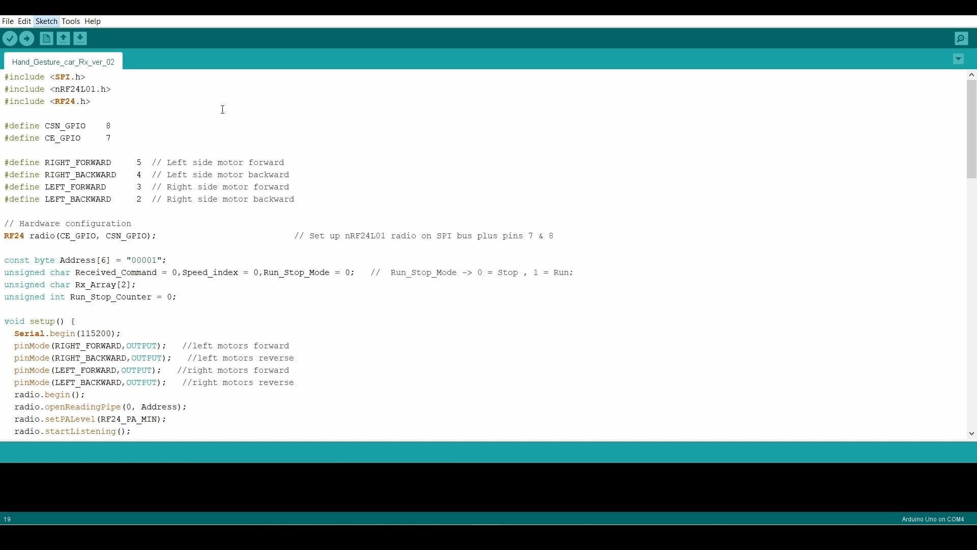 DIY | Hand Gestures Controlled Car Using Arduino | NRf24l01 | MPU6050 ...