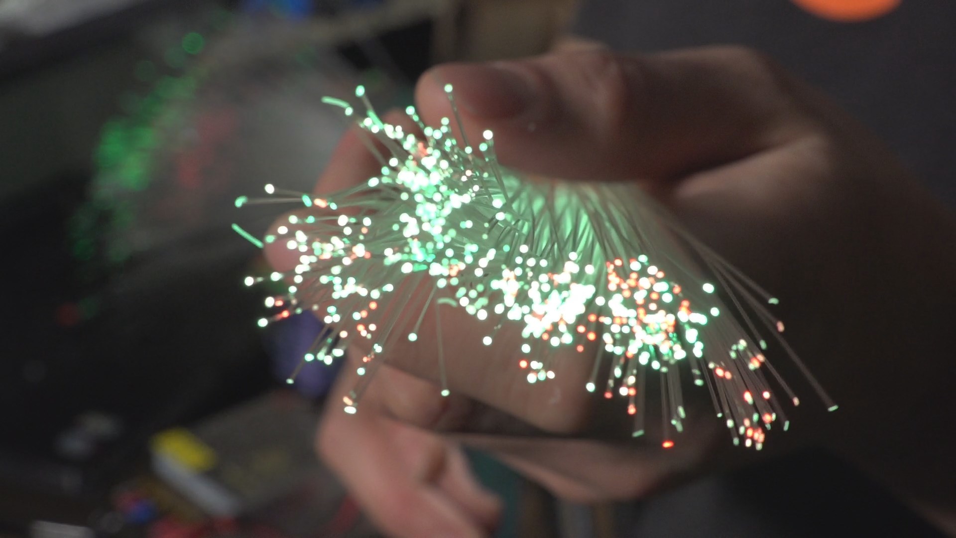 Floating World Backlit Moss Map With Arduino Fiber Optic LED Cities ...