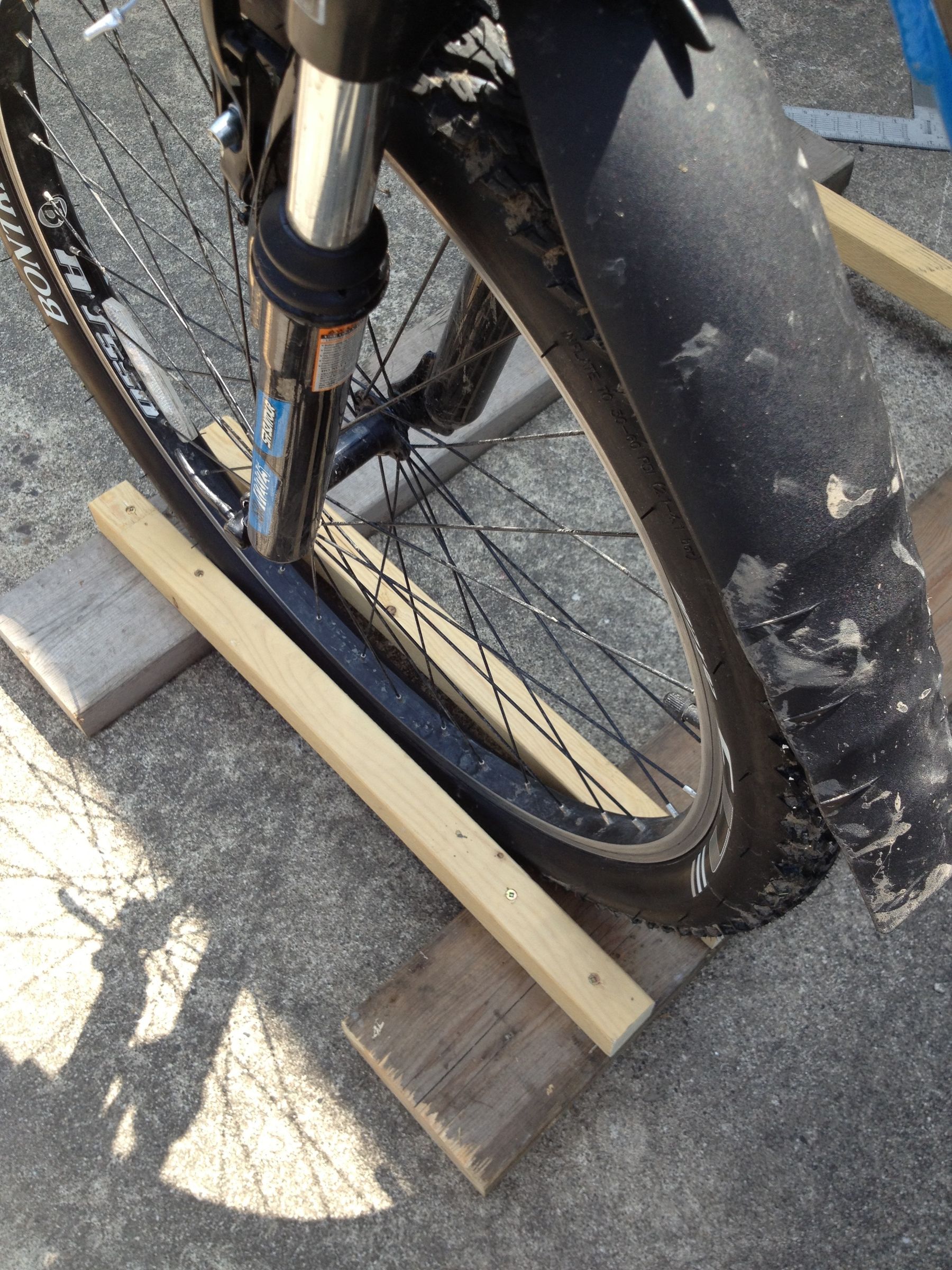 Wood Bike Rack : 5 Steps - Instructables