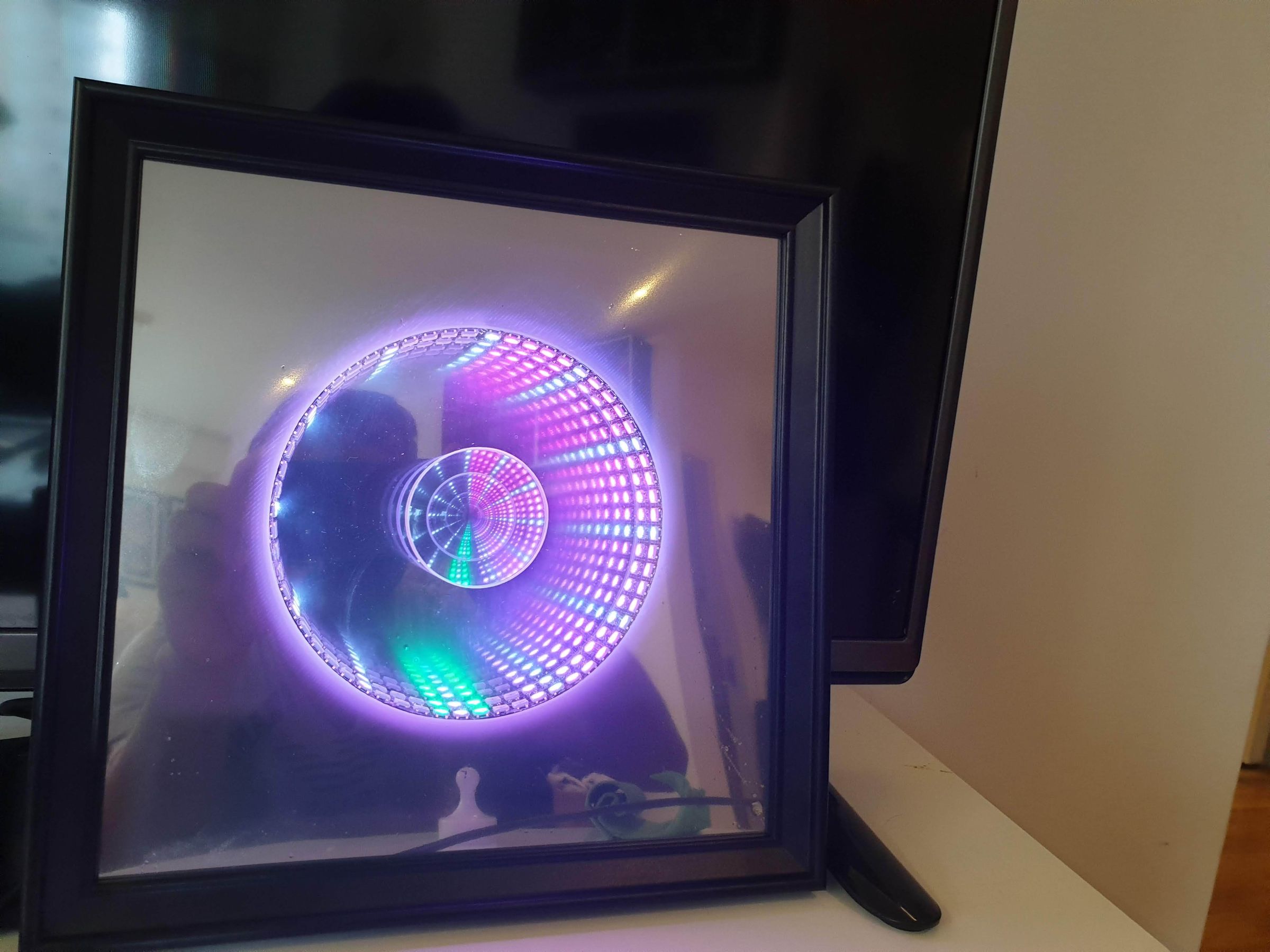 Easy - Infinity Mirror Clock : 9 Steps (with Pictures) - Instructables