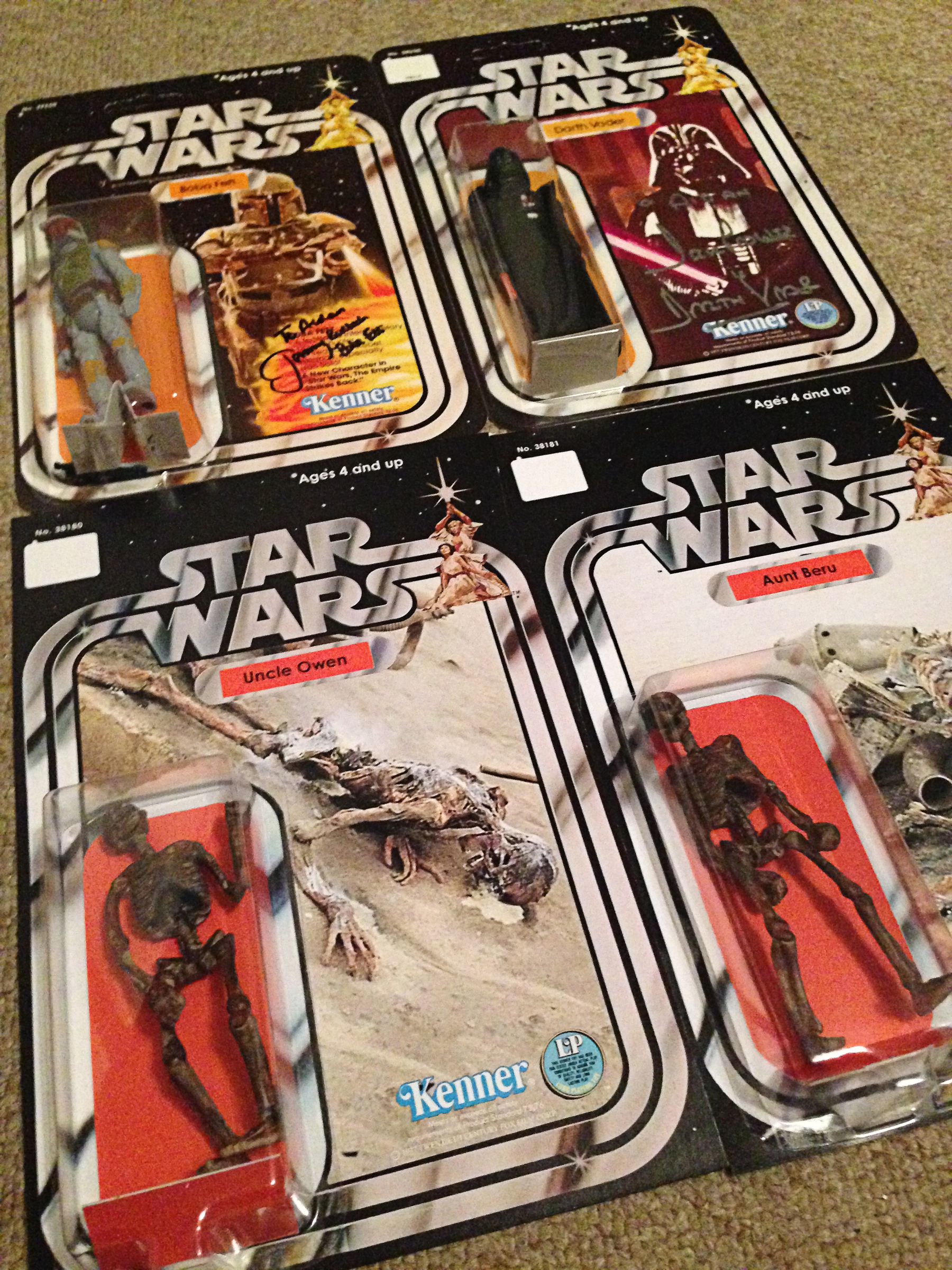 Custom Uncle Owen and Aunt Beru Star Wars Charred Body Figure. : 7 ...