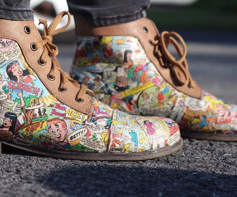 How to Make Comic Book Shoes : 7 Steps (with Pictures) - Instructables