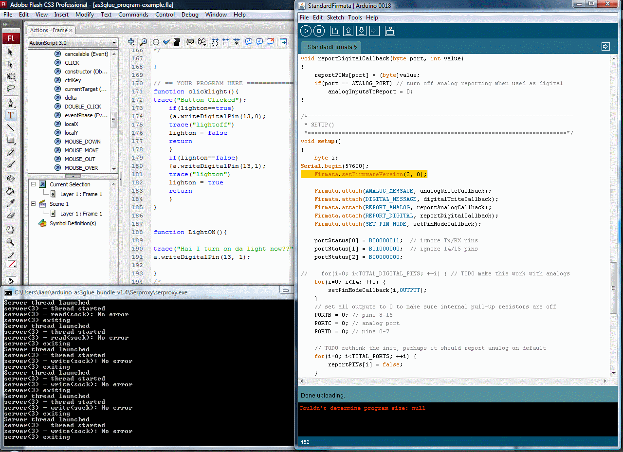 Integrating Your Arduino With Flash and Actionscript 3 : 5 Steps ...