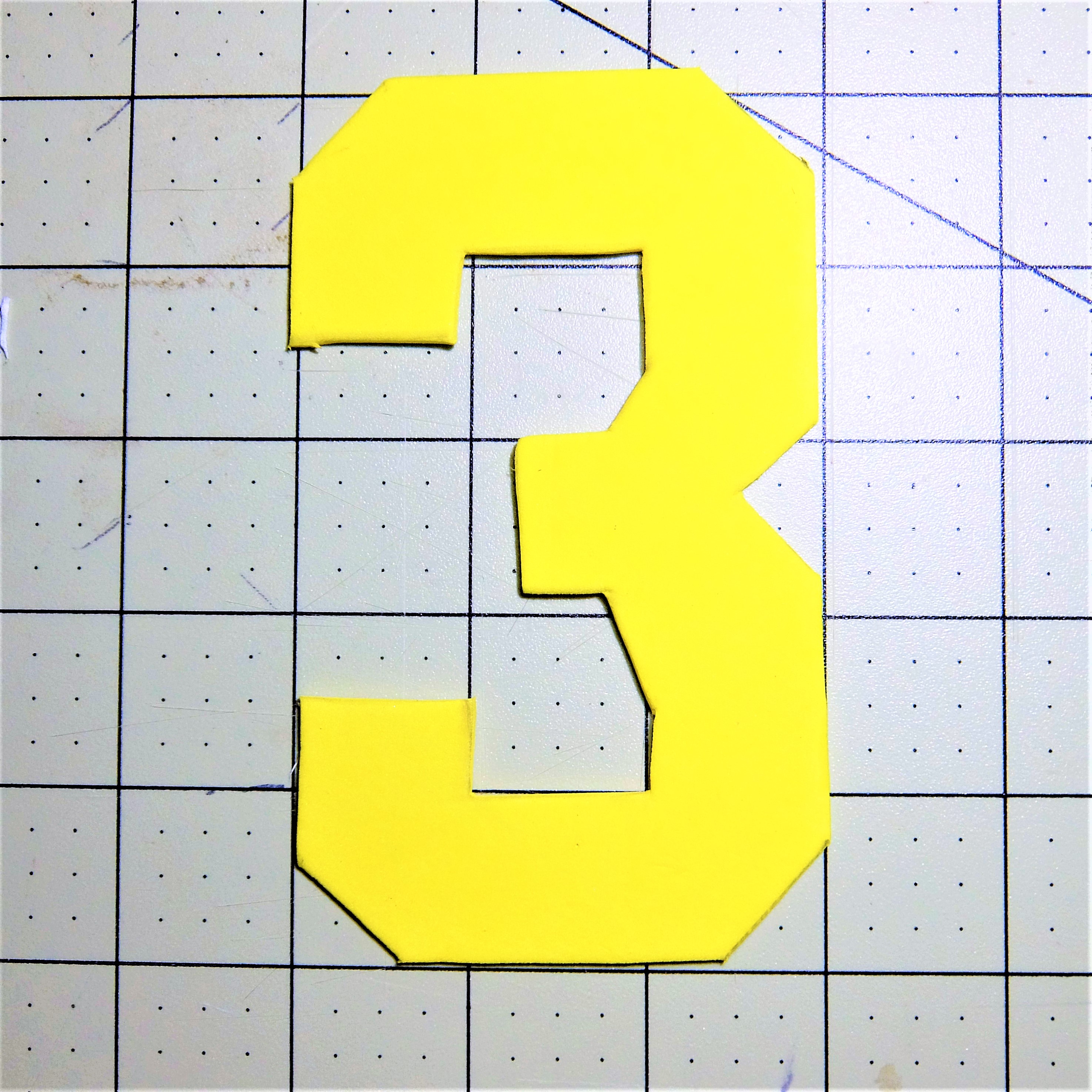 Draw and Cut Out Jersey Numbers 0 to 9 : 14 Steps (with Pictures ...