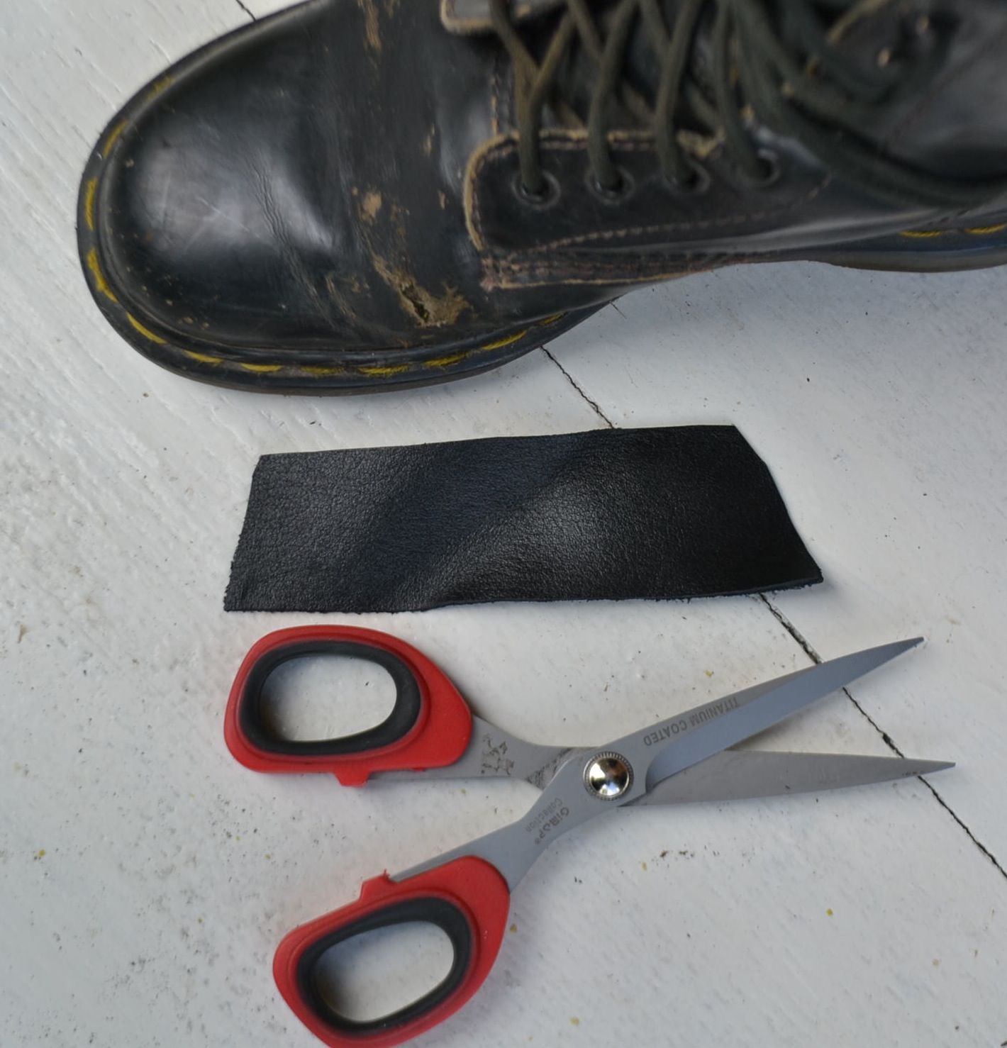 FIX HOLES IN LEATHER BOOTS : 7 Steps - Instructables