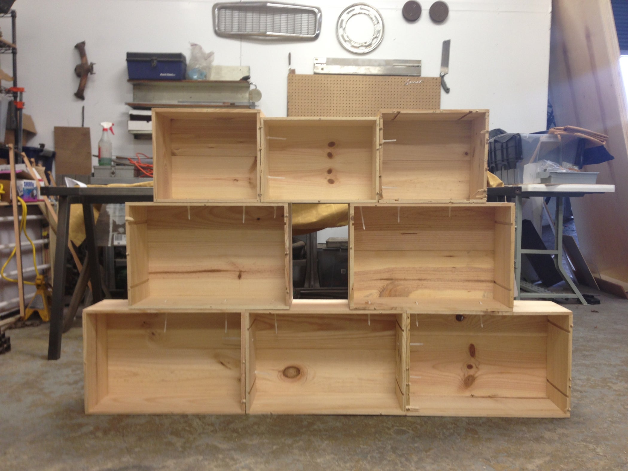 Easy Shelves From Old Wooden Crates 4 Steps Instructables