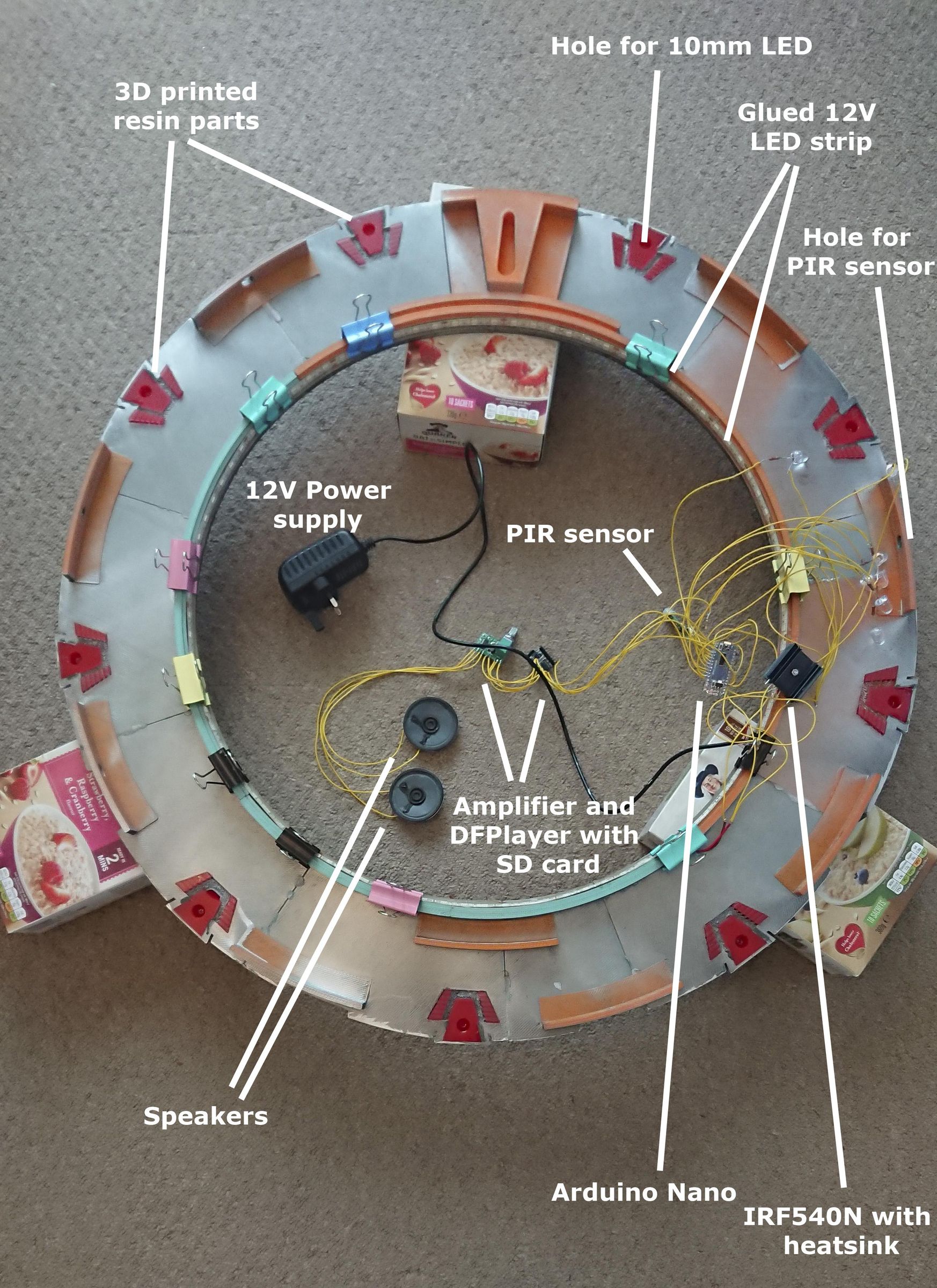 Stargate Mirror With Visual and Sound Effects : 9 Steps (with Pictures ...