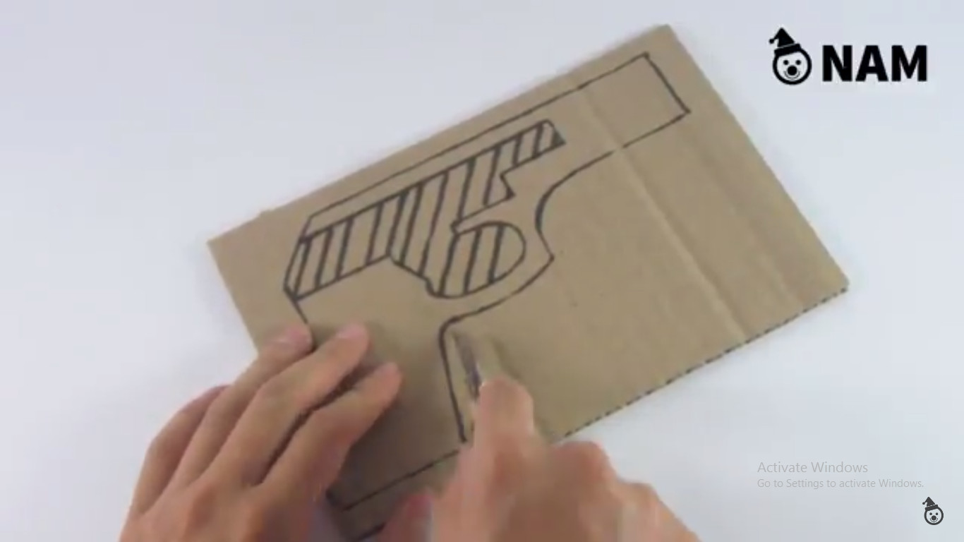 Cardboard Gun That Shoots Rubber Bands : 5 Steps - Instructables