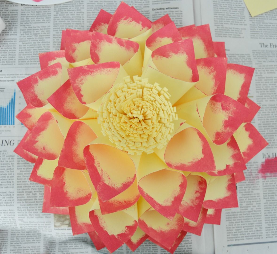 DIY Paper Dahlia : 10 Steps (with Pictures) - Instructables