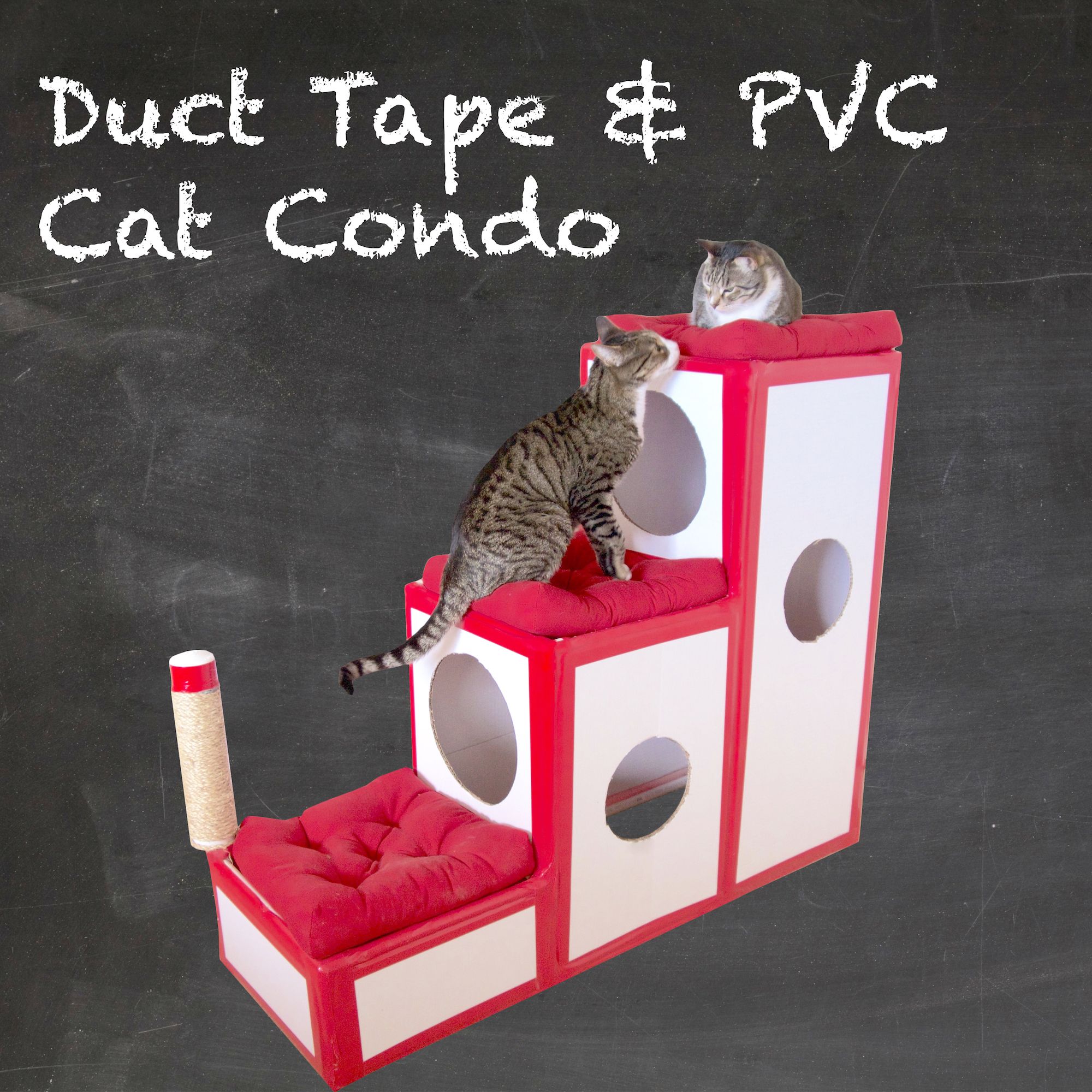 Duct Tape & PVC Cat Condo : 5 Steps (with Pictures) - Instructables
