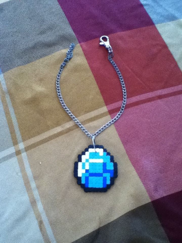 Minecraft Diamond Necklace : 6 Steps - Instructables