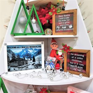 How to Make a Corner Christmas Tree Shelf : 7 Steps (with Pictures ...