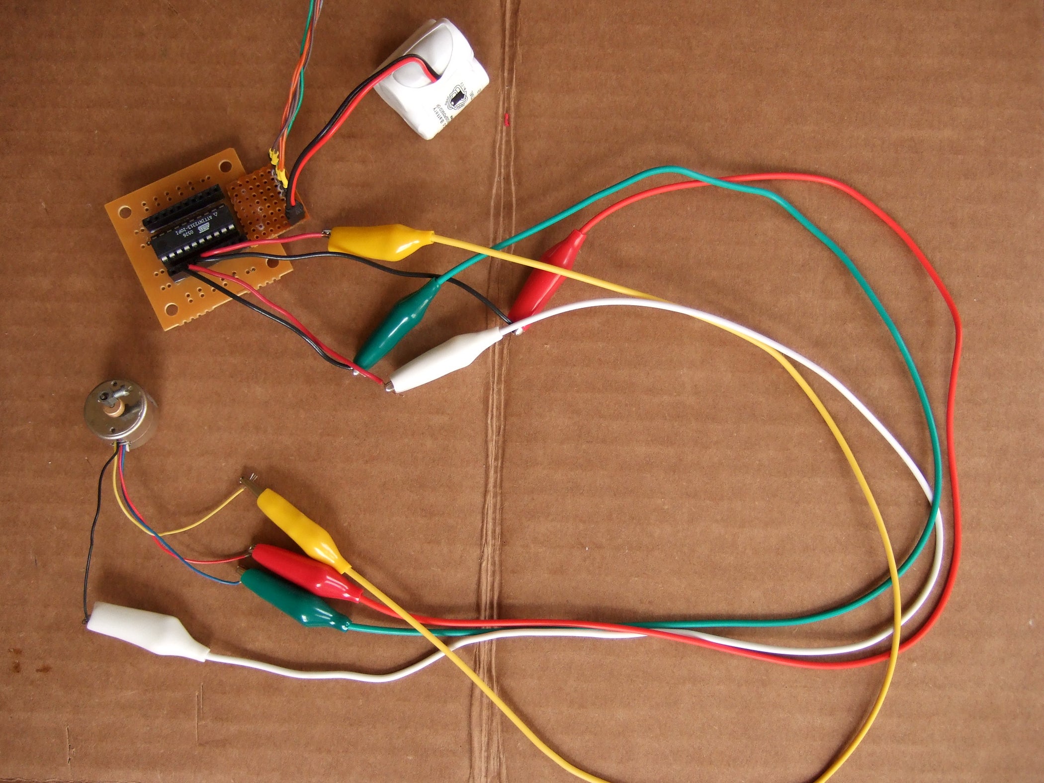 Drive A Stepper Motor With An Avr Microprocessor 8 Steps Instructables