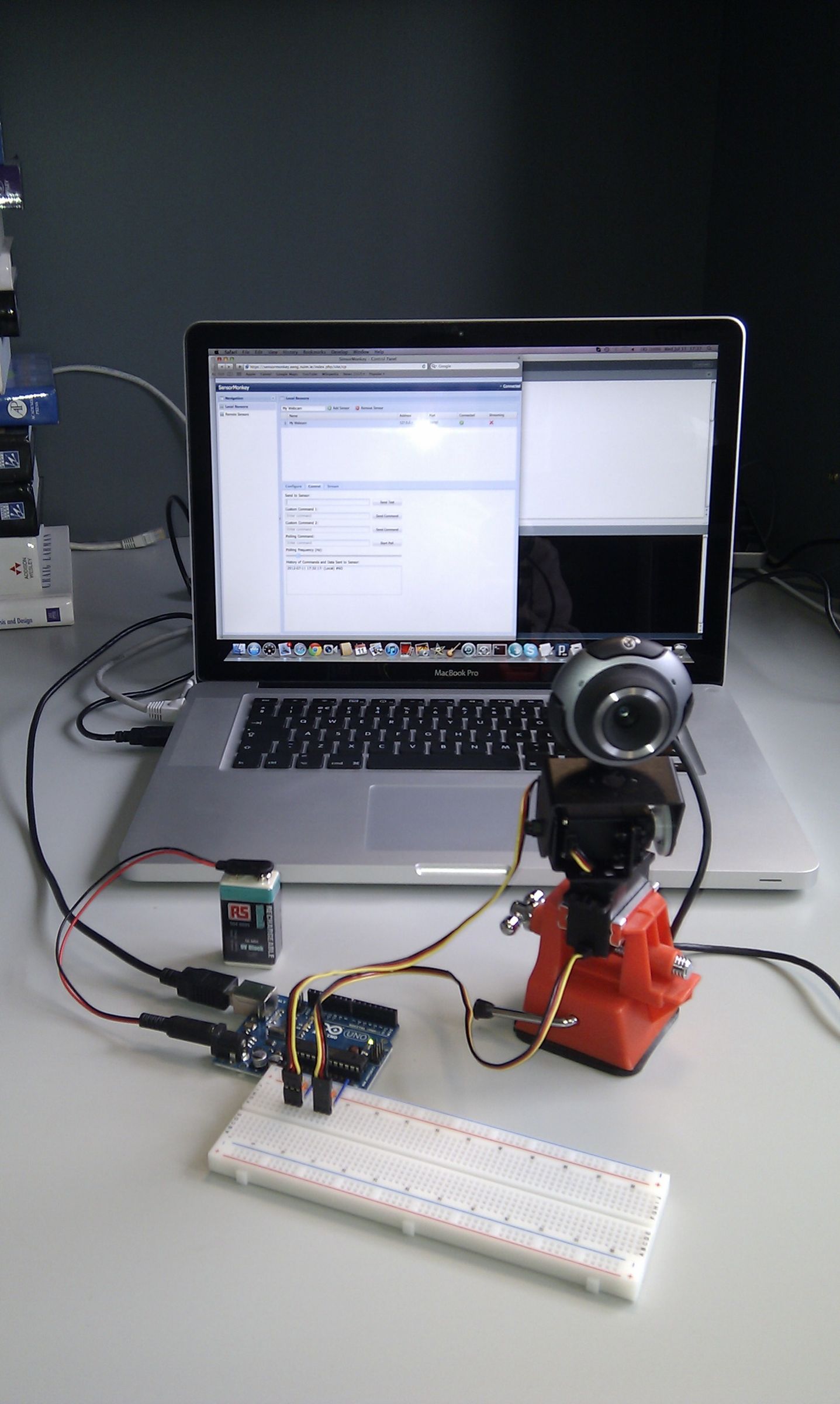 Remote Controlled Webcam Using Arduino, SensorMonkey, JQuery and Justin ...