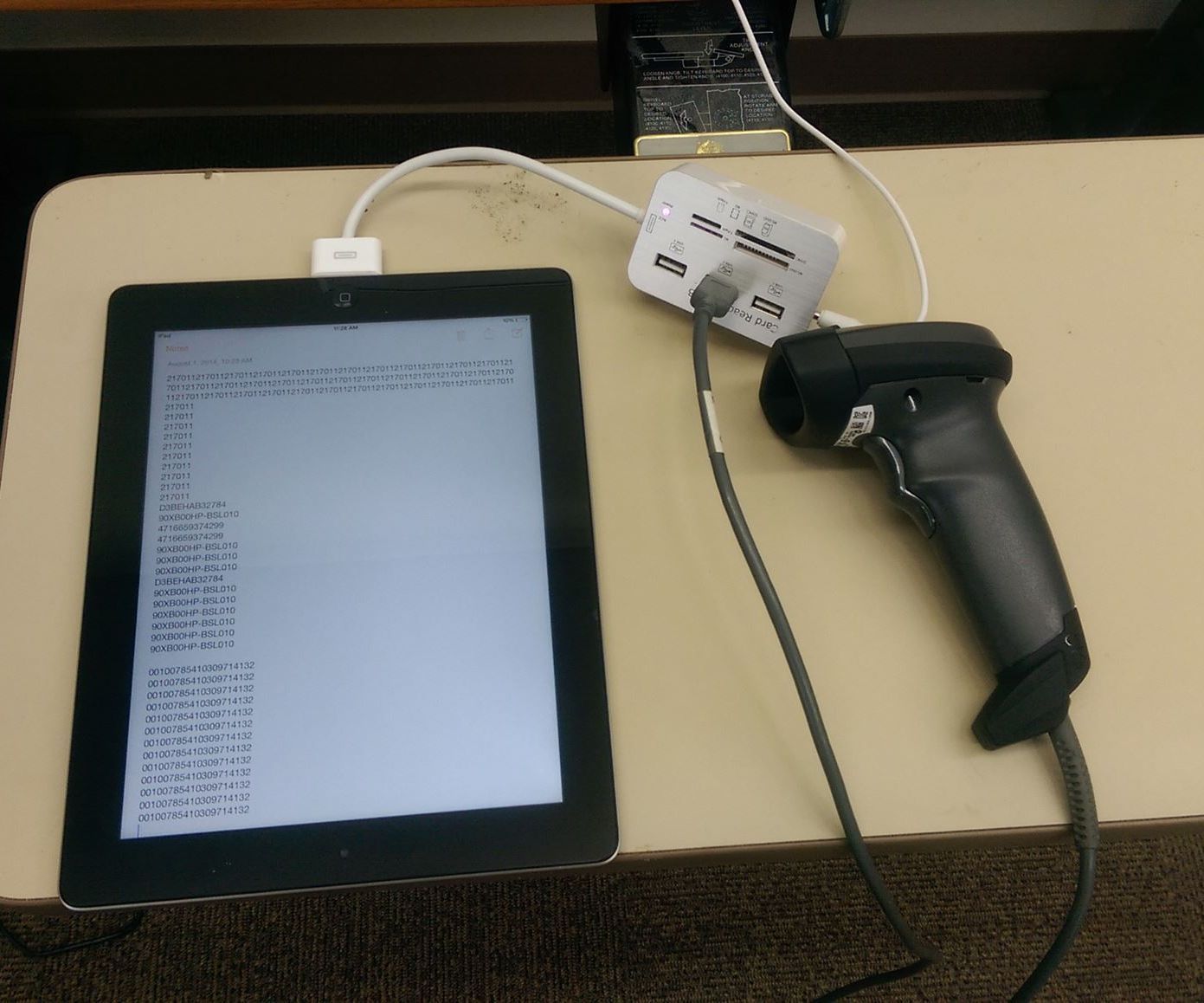 Use a USB Barcode Scanner With an IPad : 4 Steps - Instructables