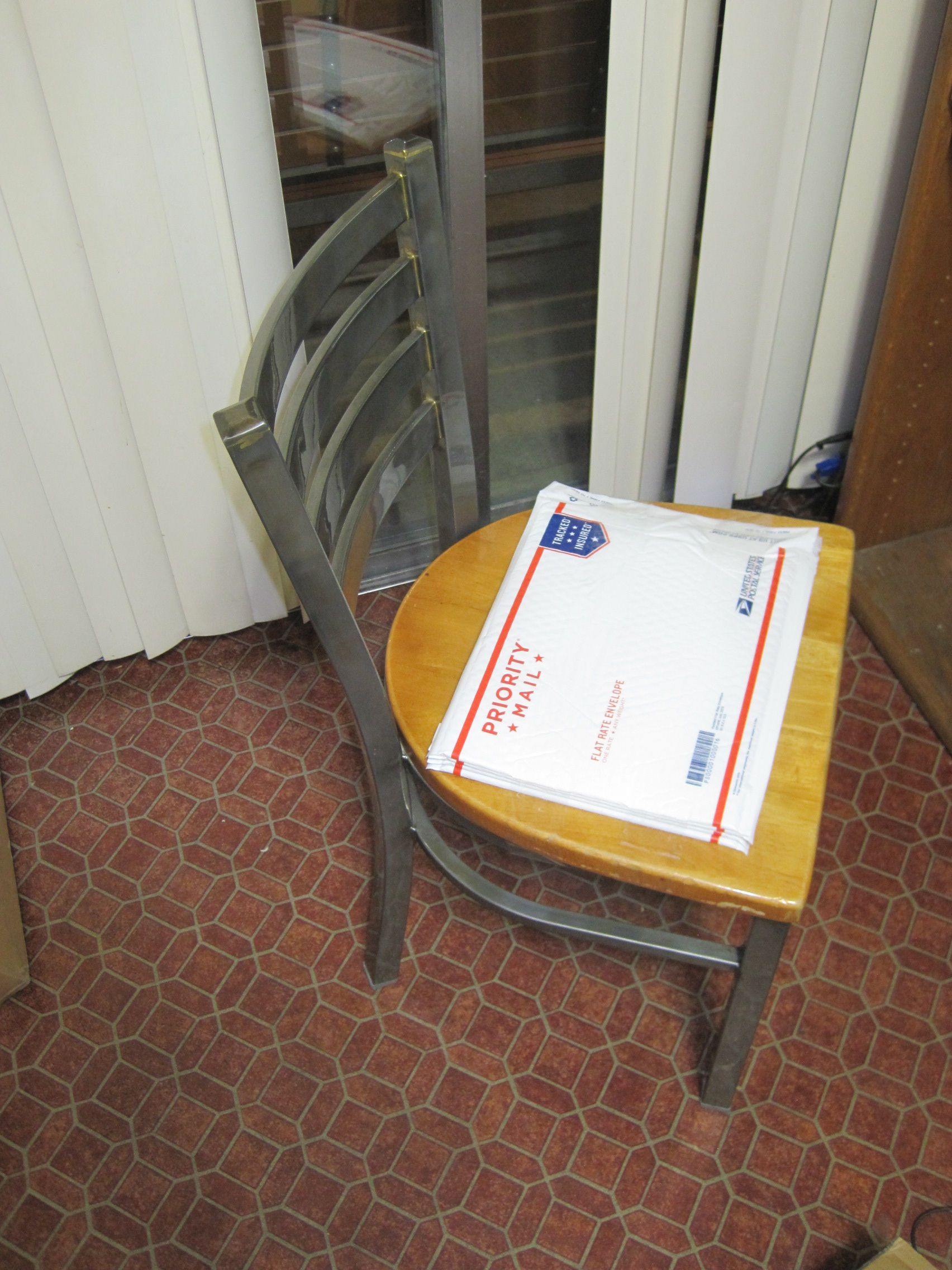 Seat/Chair Cushion Made From USPS Priority Mail Padded Flat Rate ...