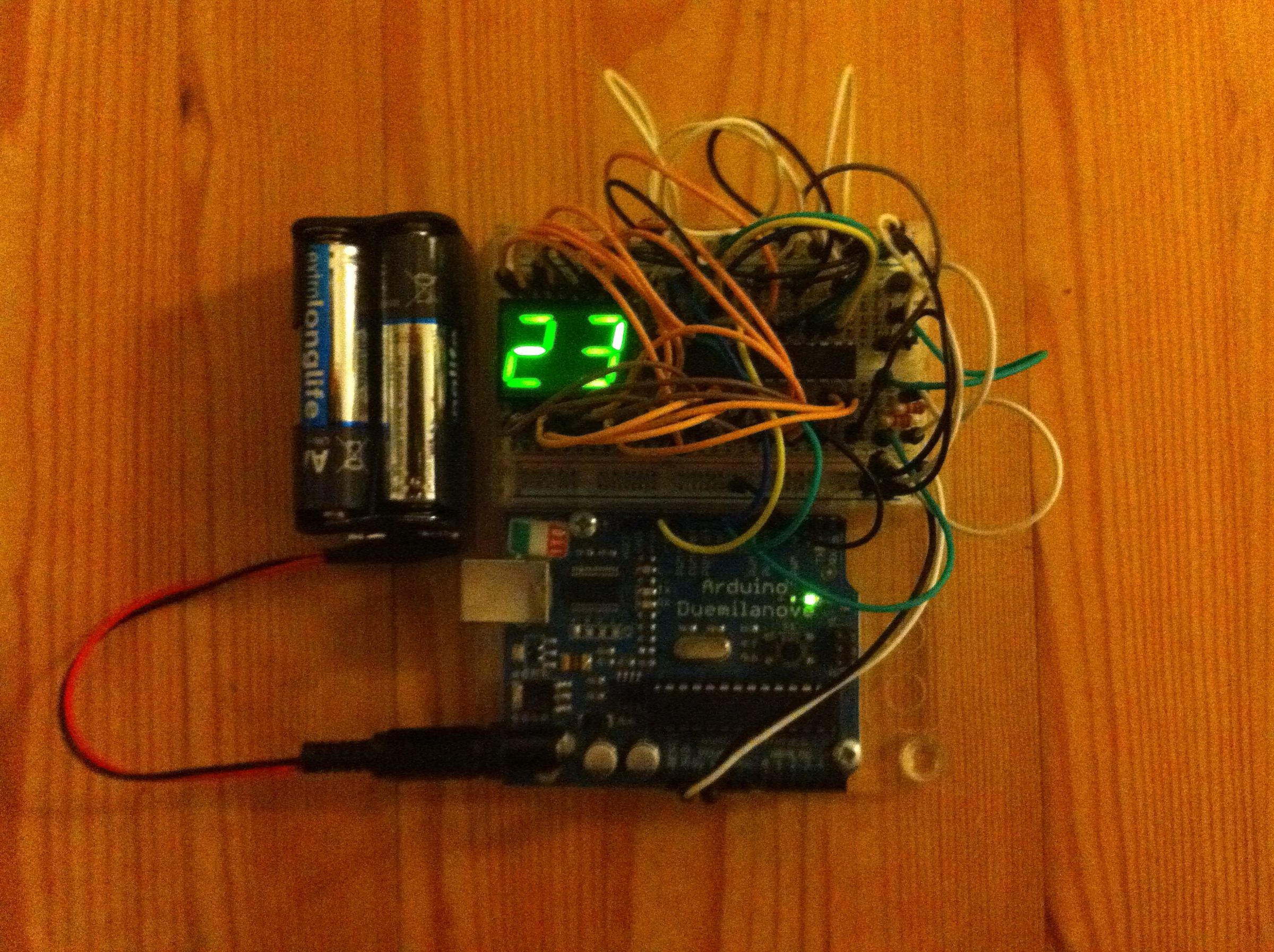 Arduino Thermometer(7-Segment) : 4 Steps - Instructables
