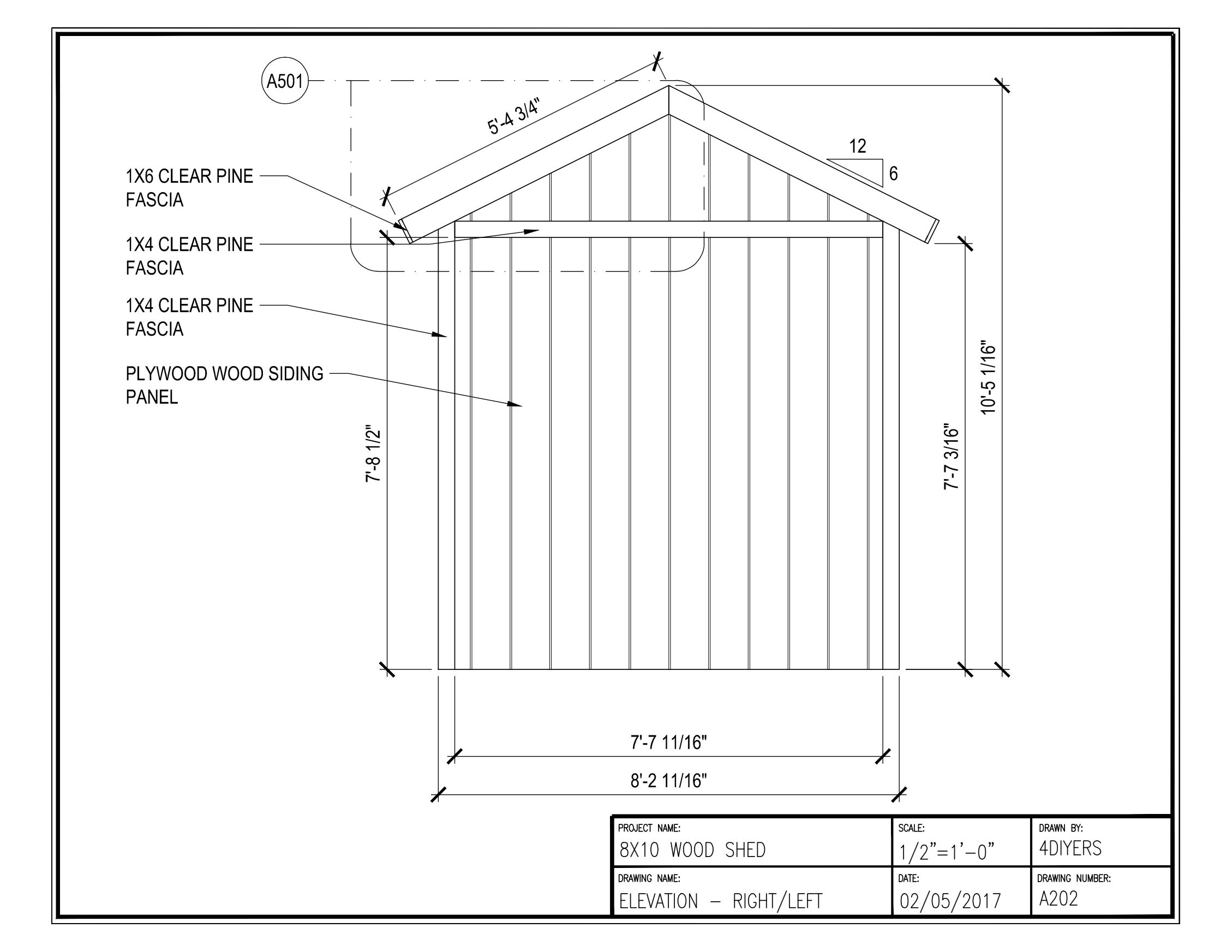 8x10 Shed Plans (Free) - Instructables