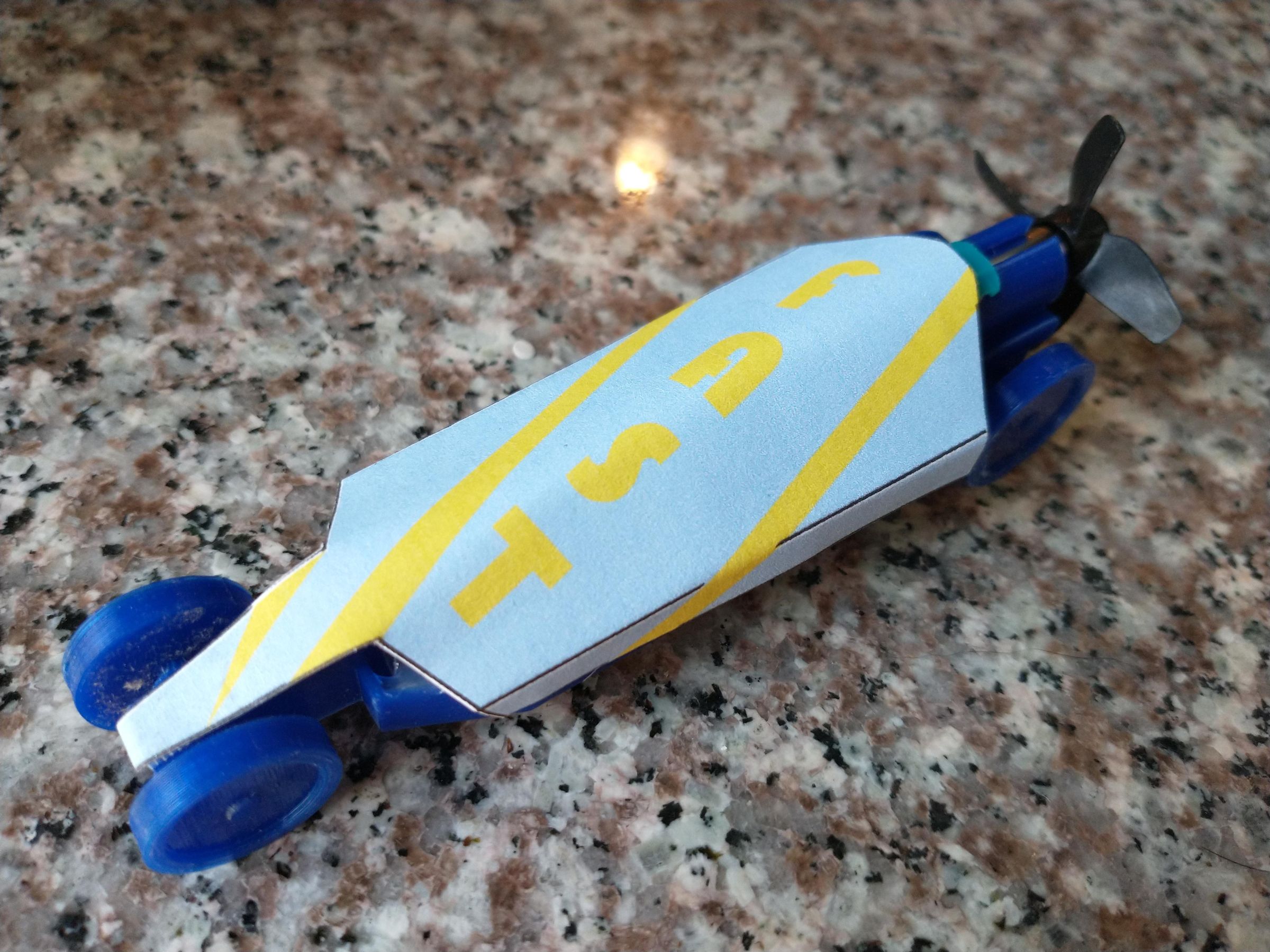 3D Printed Electric Landspeed Car With Working Motor : 6 Steps (with ...