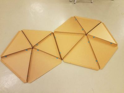 Geodesic Dome From Laser-Cut Cardboard : 4 Steps (with Pictures ...