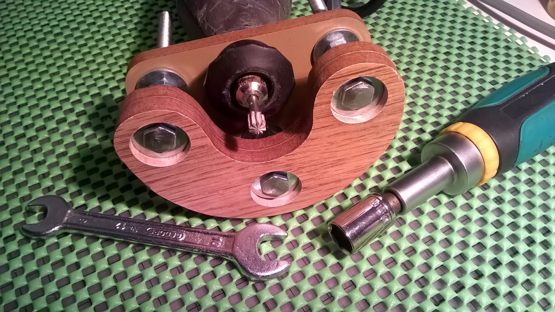 Wooden Precision Mini Router Base for Rotary Tool (with Cardboard ...