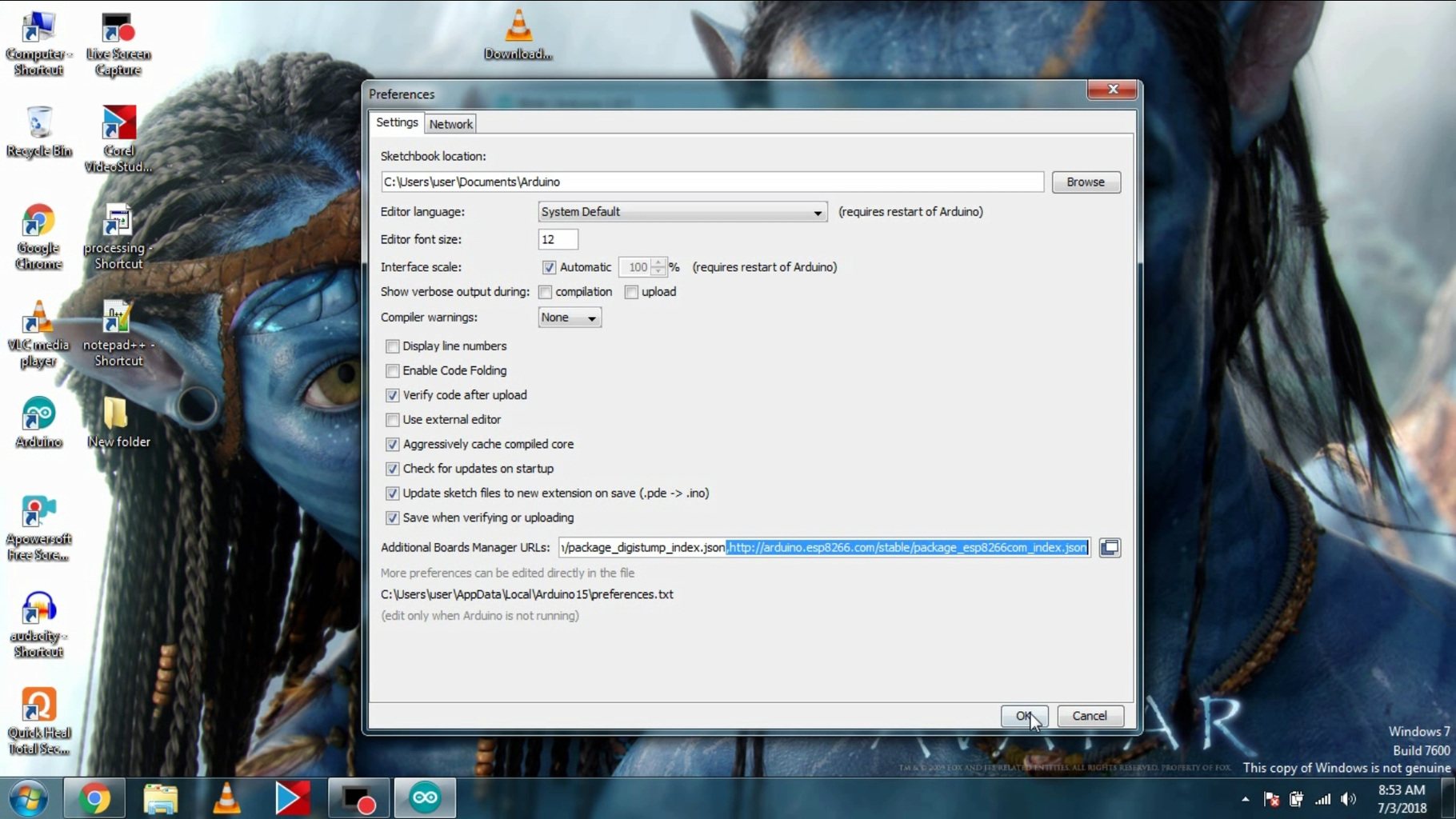 Getting Started With Esp 8266 Esp 01 With Arduino Ide Installing Esp