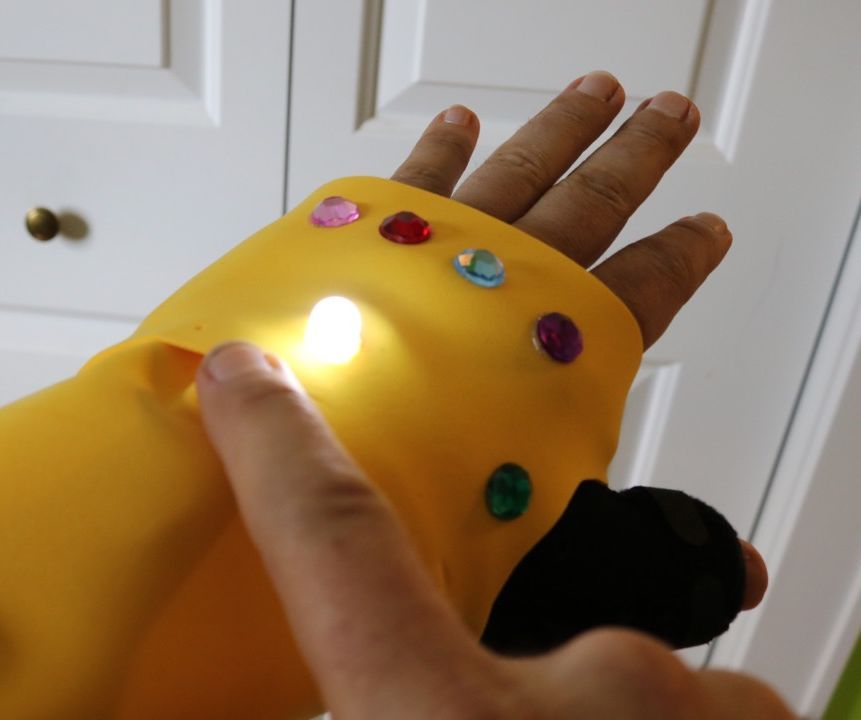 Infinity Gauntlet Cast Cover (Light-up) : 5 Steps (with Pictures ...
