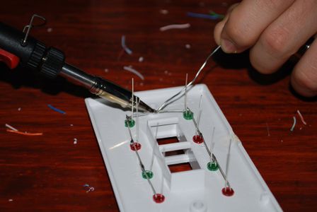 DIY Ethernet RJ-45 UTP Cable Tester UltraCheap (Wall Mountable) : 7 ...