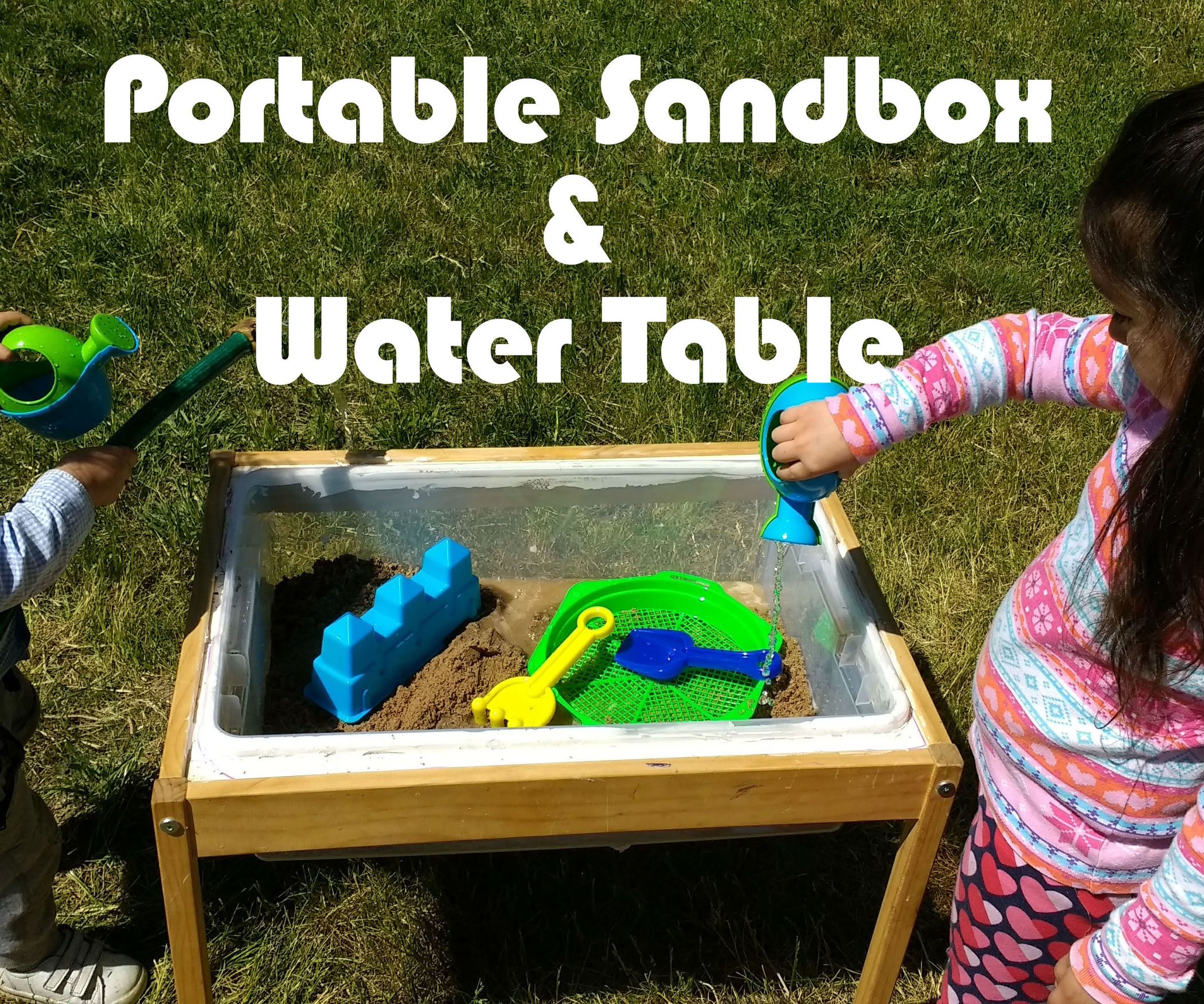 Easy Portable Sandbox and Water Table : 4 Steps (with Pictures ...