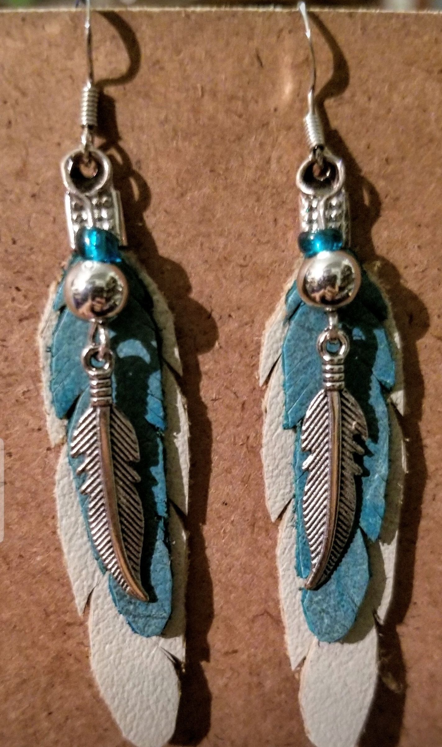 Leather Feather Earrings : 7 Steps - Instructables