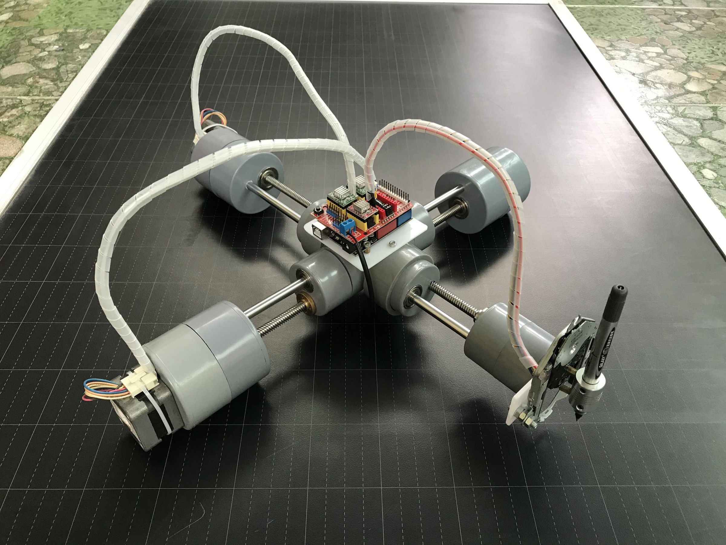 P-CNC Plotter Disguised As a Quadruped Robot : 13 Steps (with Pictures ...