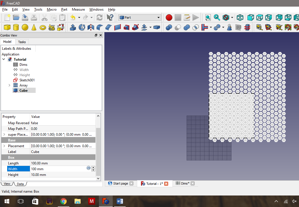 Advanced Hexagonal Mesh in Freecad : 19 Steps (with Pictures ...