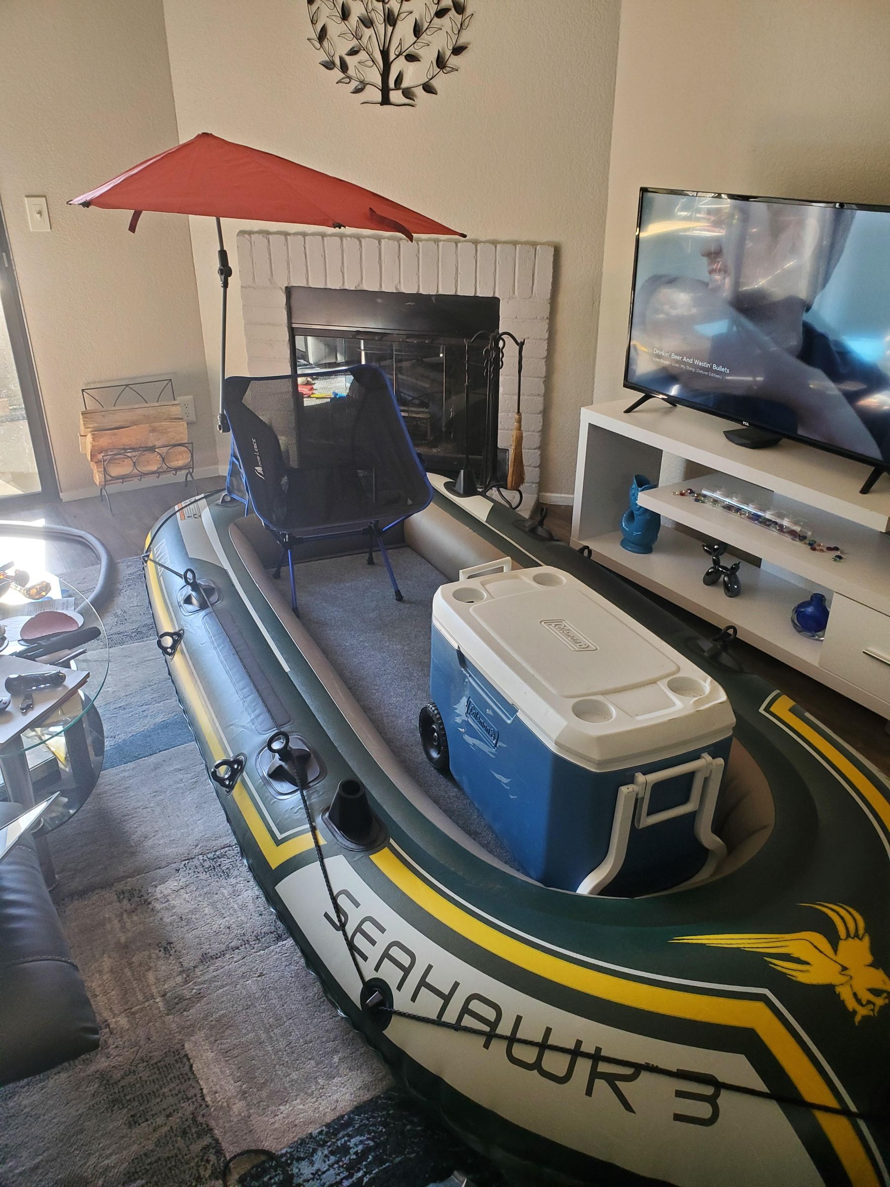 Wooden Floor for a Seahawk 4 Fishing Raft : 6 Steps - Instructables