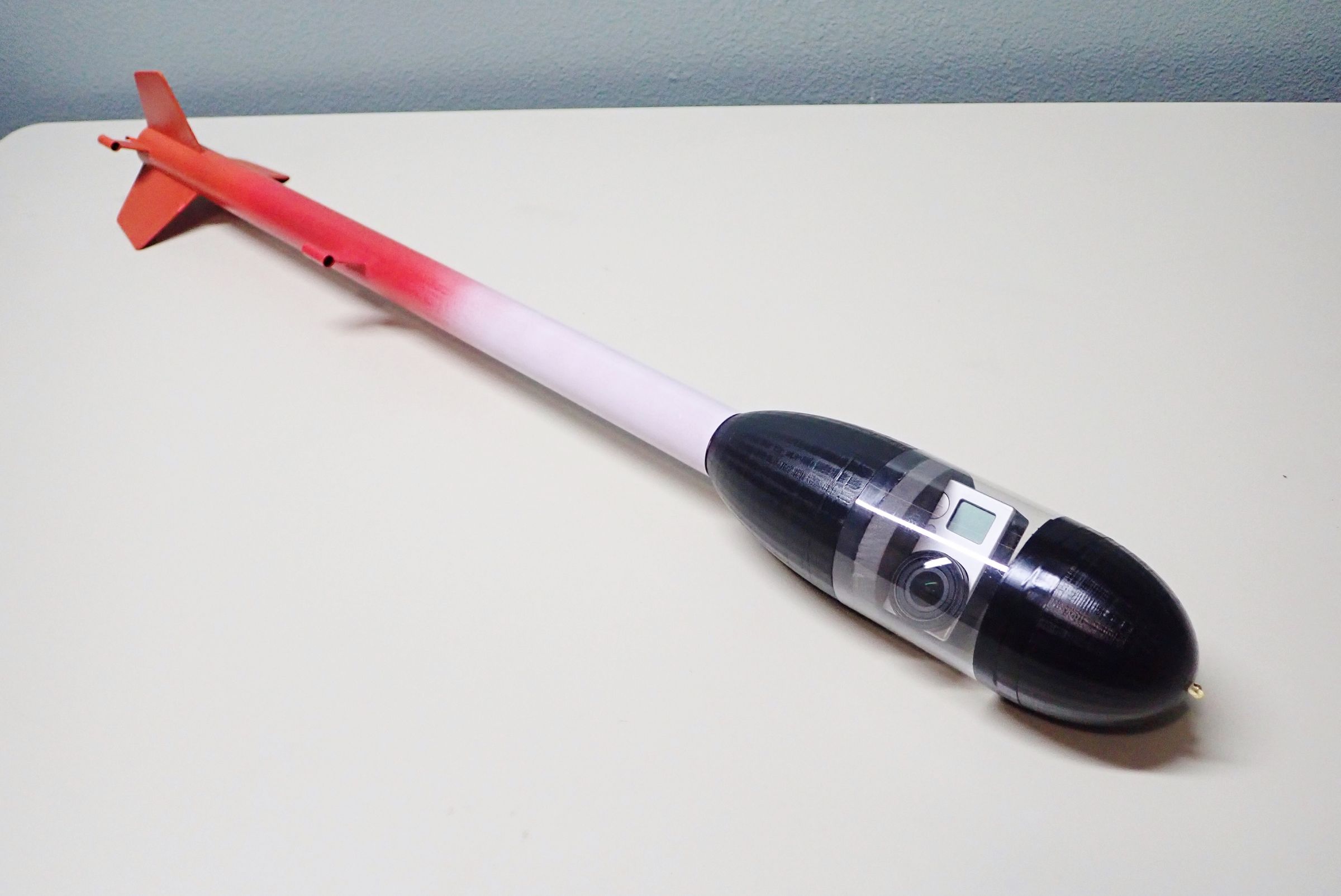 Model Rocket With GoPro Nose Cone : 15 Steps (with Pictures ...