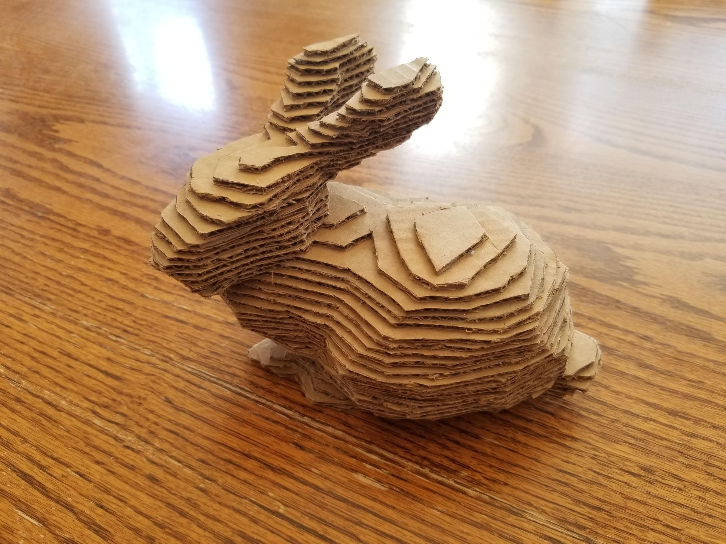 How to Make a Layered Cardboard Sculpture of Almost Anything : 4 Steps ...