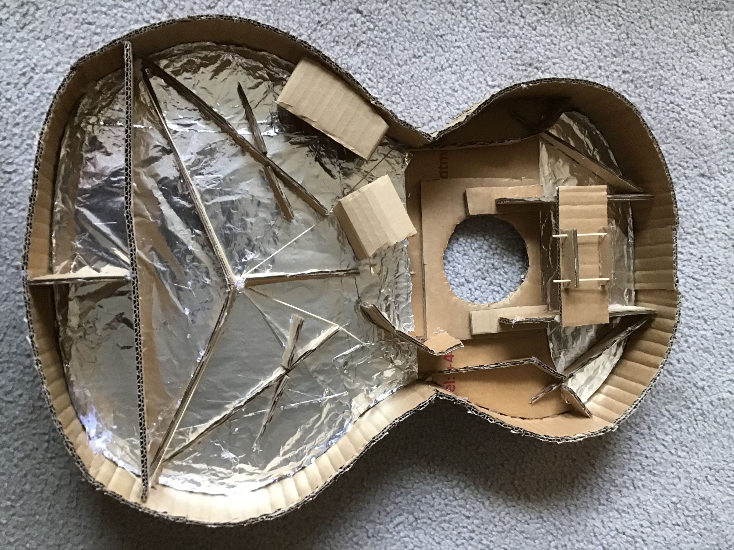 Homemade Cardboard Electric Guitar : 13 Steps (with Pictures ...