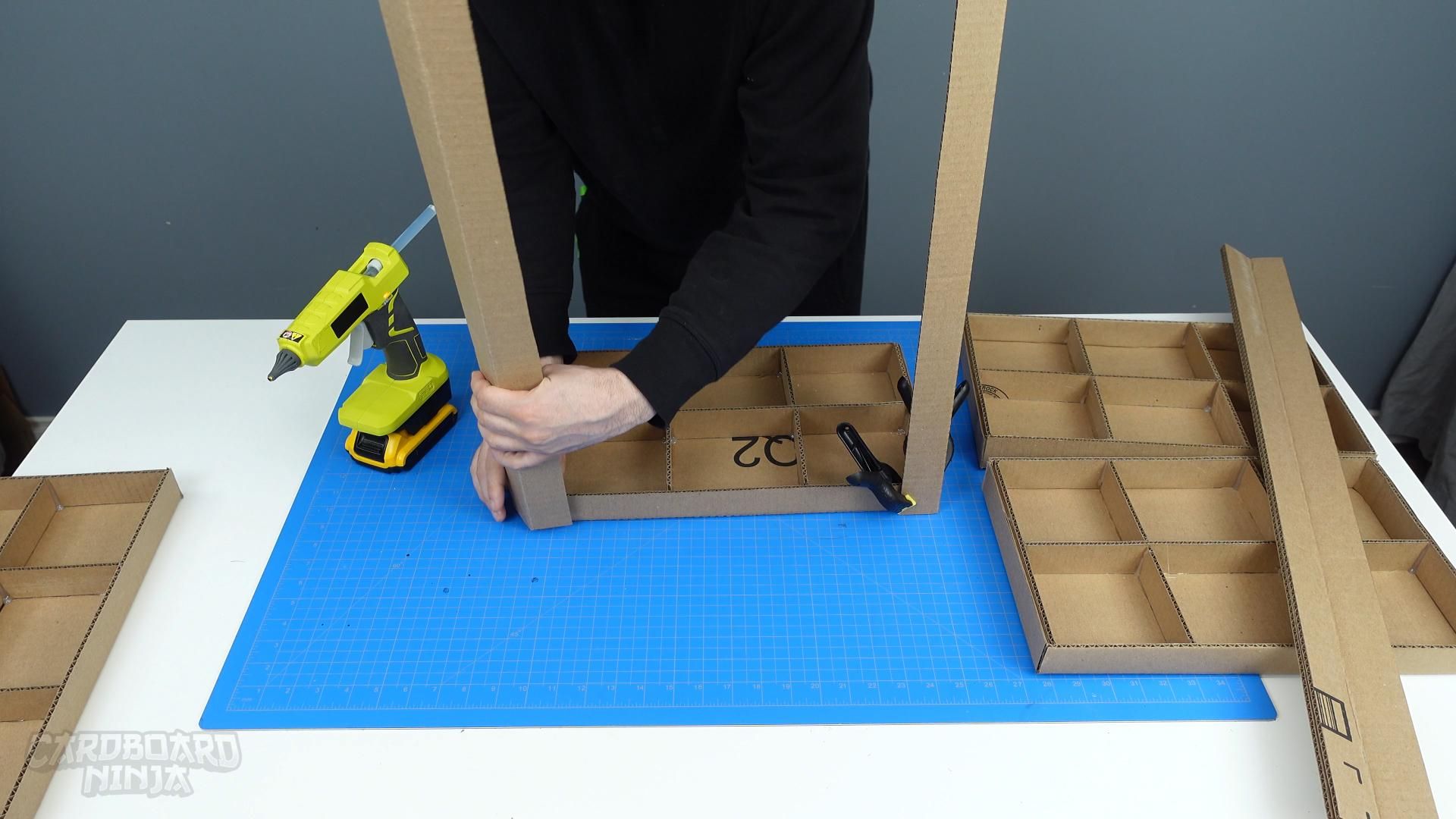 Cardboard Storage Shelf From Single Box : 10 Steps (with Pictures ...